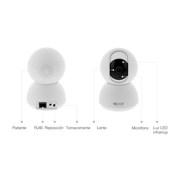 SMART WI-FI CAMERA PTZ INDOOR WHITE