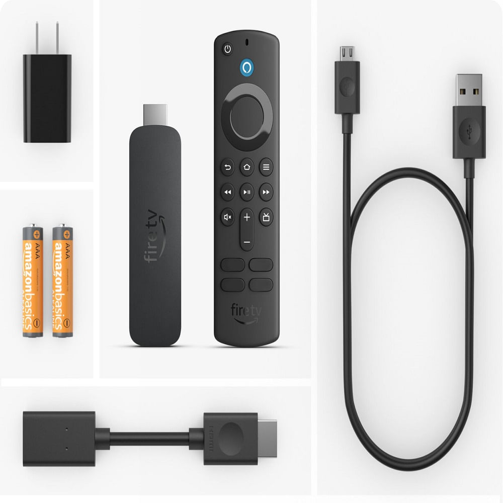 Fire Tv Stick 4K + Wi Fi 6, Dolby Vision & Atmos En Negro