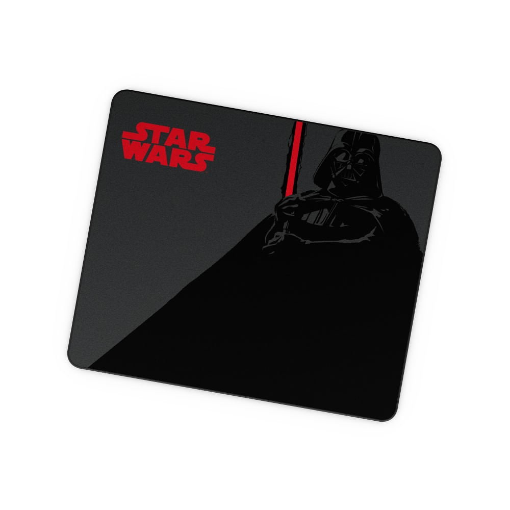 Mouse Pad Arena Darth Vader Medium En Negro Con Rojo