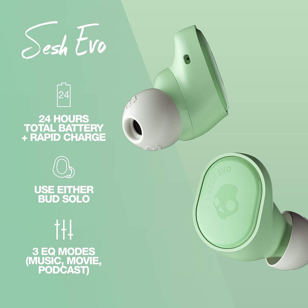 Audifonos True Wireless Sesh Evo En Menta Pura