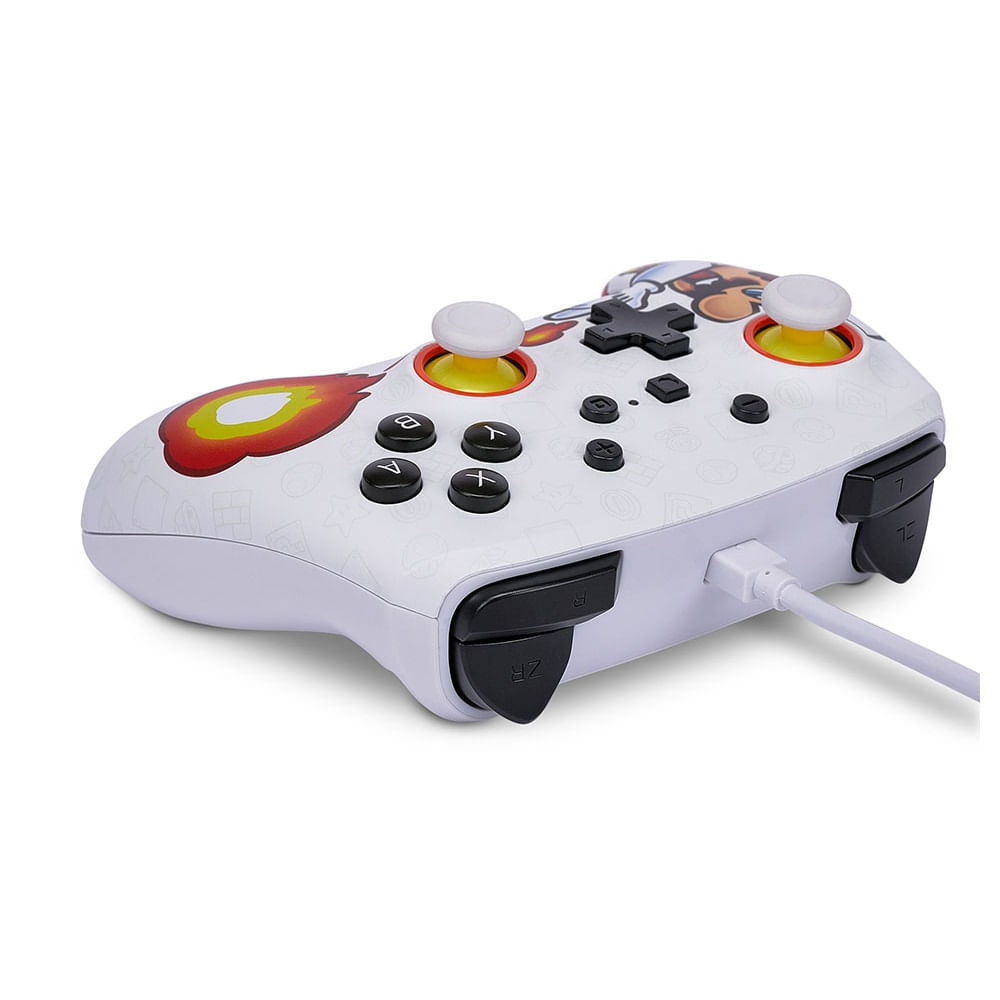 Enhanced Wired Controller - Fireball Mario