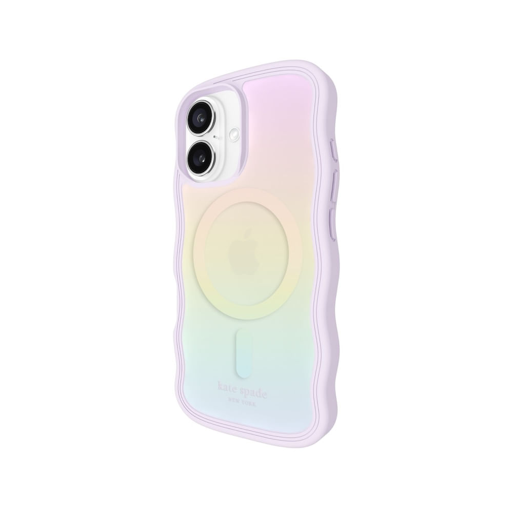 Funda Para iPhone 16 Plus Wavy Compatible Con MagSafe En Opal Iridescent