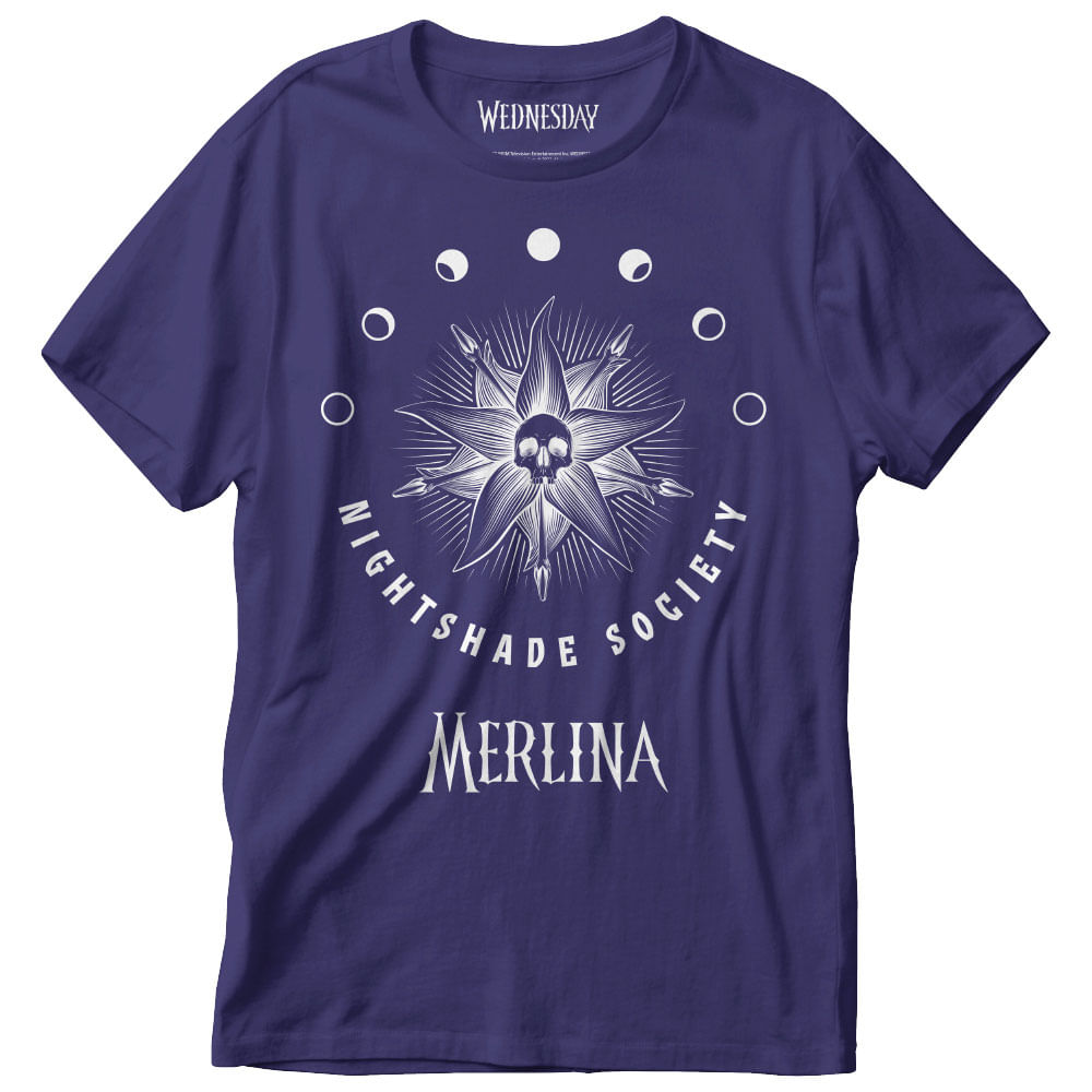 Blusa Wednesday Nightshade Society (G)