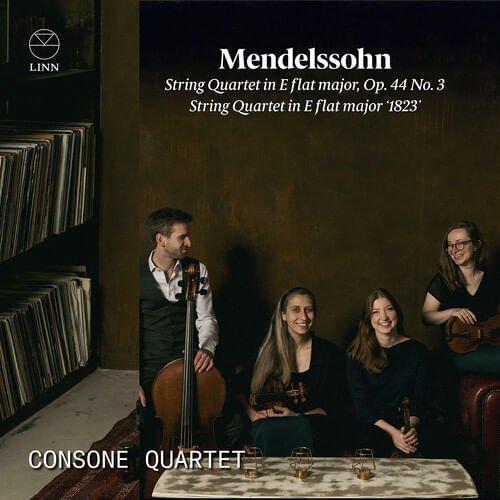 String Quartet No 3 Cd - Mendelssohn / Consone Quartet